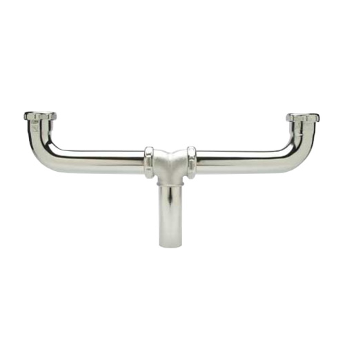 1-1/2" x 16" Center Outlet Continuous Waste Direct Connect 22GA