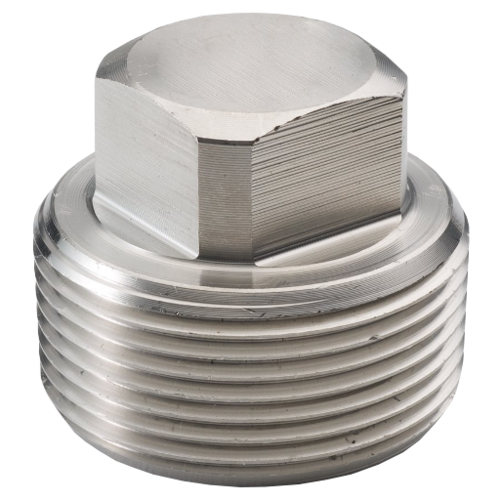 1/2" Forged Steel Threaded Square Head Plug 3000 PSI