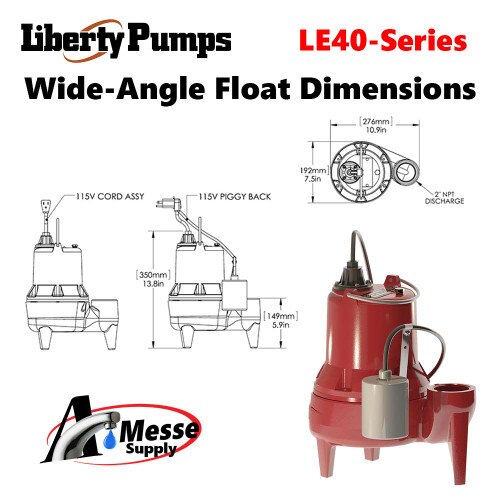 LIBERTY LE41A Ejector Pump 4/10 HP 2"