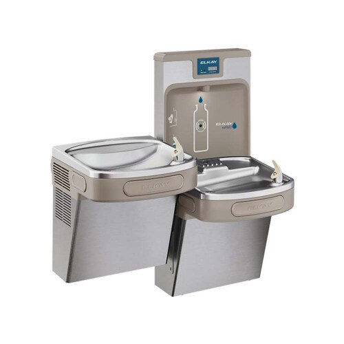 ELKAY EZH2OLZSTL8WSLK Bottle Filling Station Bi-Level Cooler