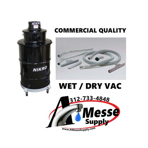 Nikro DP55110 55-Gallon Wet/Dry Vacuum with 6 Piece Tool Kit