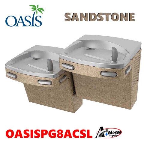 OASIS PG8AC Bi-Level Wall-mounted Water Cooler in Sandstone