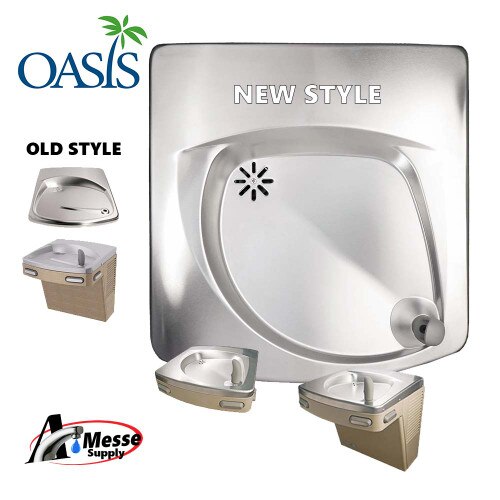 OASIS PG8AC Bi-Level Wall-mounted Water Cooler in Greystone