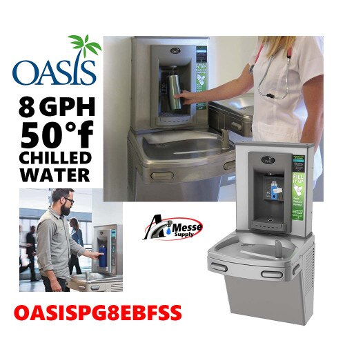 OASIS PG8EBFSS Bottle Filler Water Cooler Station Stainless