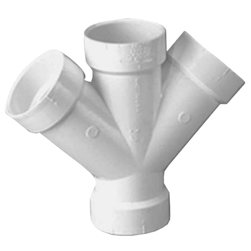 2" PVC DWV Double Wye