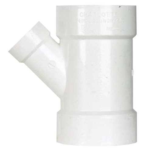 MFG P601-422 4 inch x 4 inch x 3 inch PVC DWV Wye