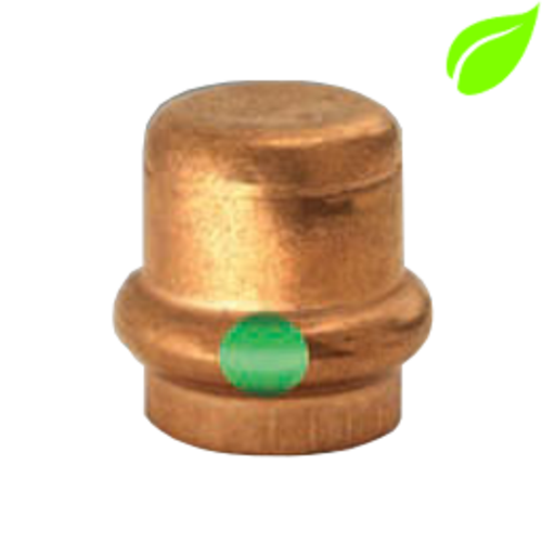 Propress Cap, 1/2" Press x Press, Copper
