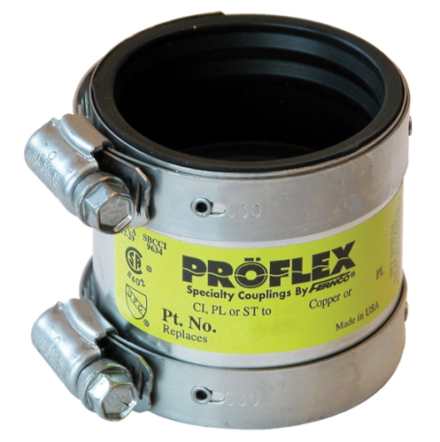 3" Shielded Transition Pipe Coupling (PL/ST/XH to Copper)