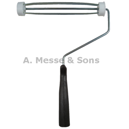 9in 4-Wire Cage Paint Roller Deluxe Plastic Handle Grip