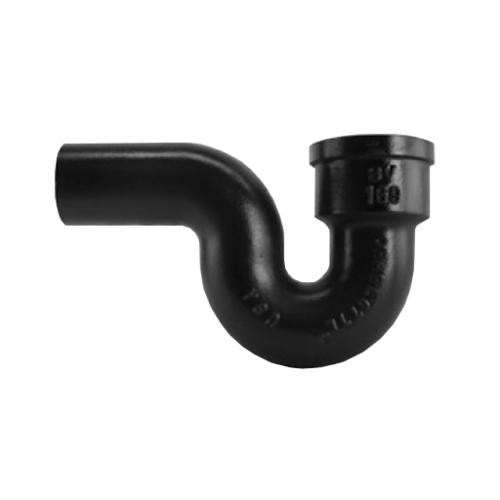 CHARLOTTE 61194201606 P-Trap 4in Hub Cast Iron service wt
