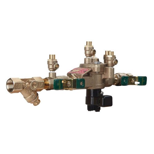 WATTS LF009M2-QT-S, 1/2" Lead Free RPZ Back Flow Preventer with Strainer